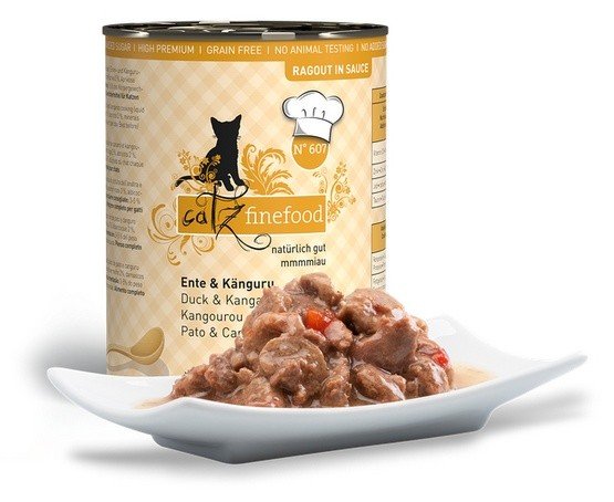 Catz Finefood Ragout N,607 kaczka i kangur ze słodką papryką i morelą ...