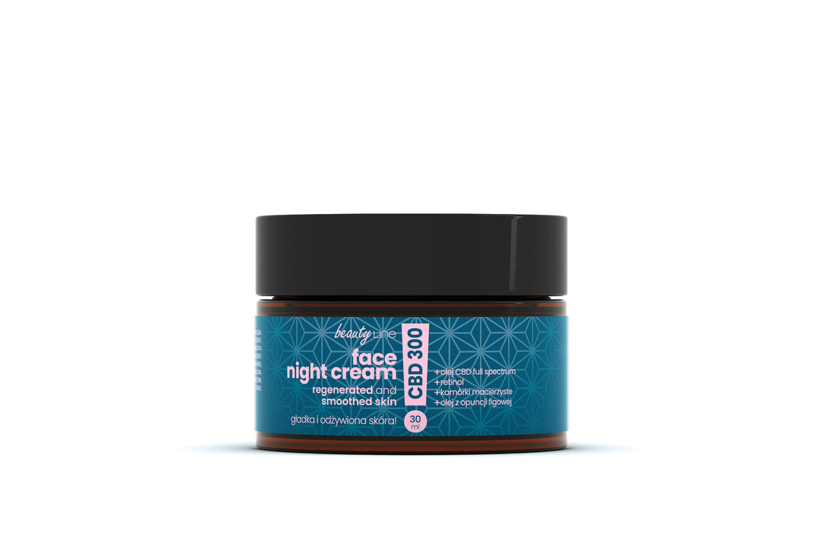 CBD Skin Expert, Face Night Cream, CBD 300, Regenerated and Smoothed ...