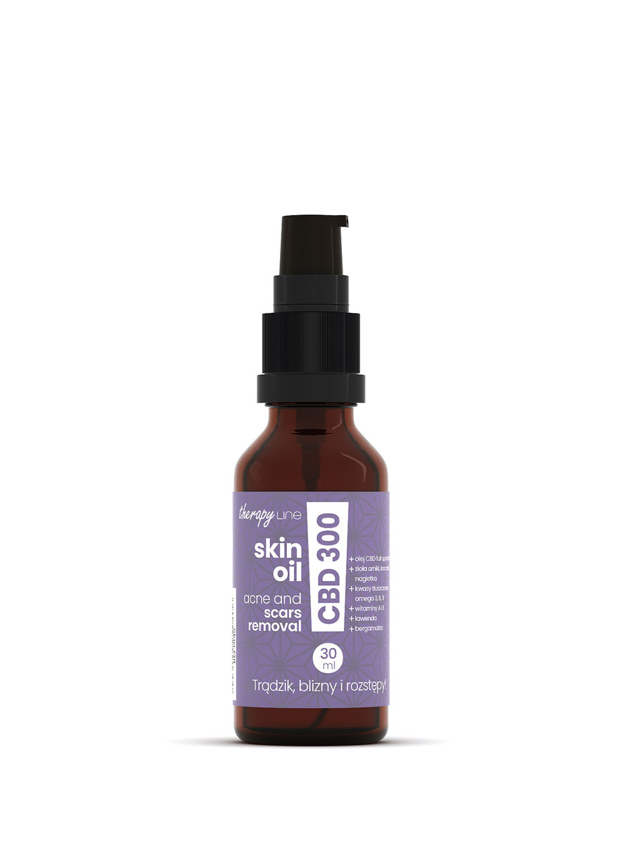 CBD Skin Expert, Skin oil CBD 300, Acne and Scars Removal | Sklep EMPIK.COM