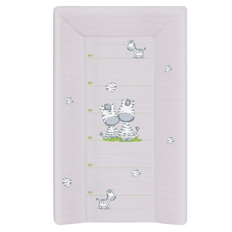Ceba 103-002-260 Przewijak Miękki Profilowany Krótki Z Zagłówkiem 50X70 Zebra Szara* - Ceba Baby ...