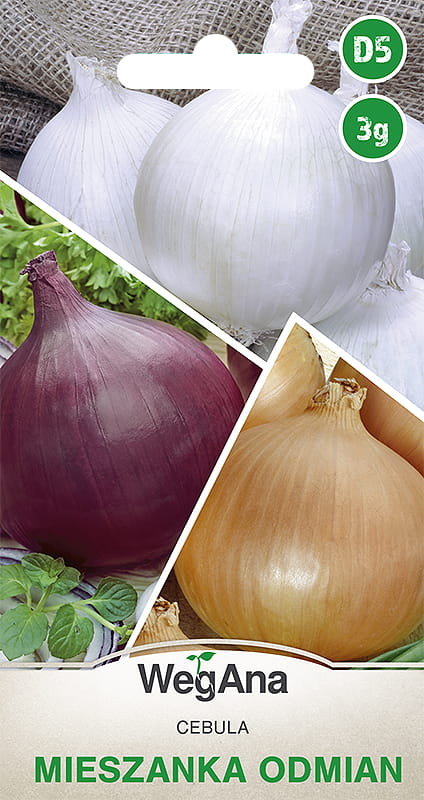 Cebula mieszanka odmian 3g nasiona - WegAna - WegAna | Sklep EMPIK.COM