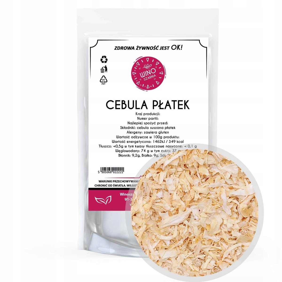 Cebula Suszona Płatek - 250g Cebula Płatek - Winoszarnia | Sklep EMPIK.COM