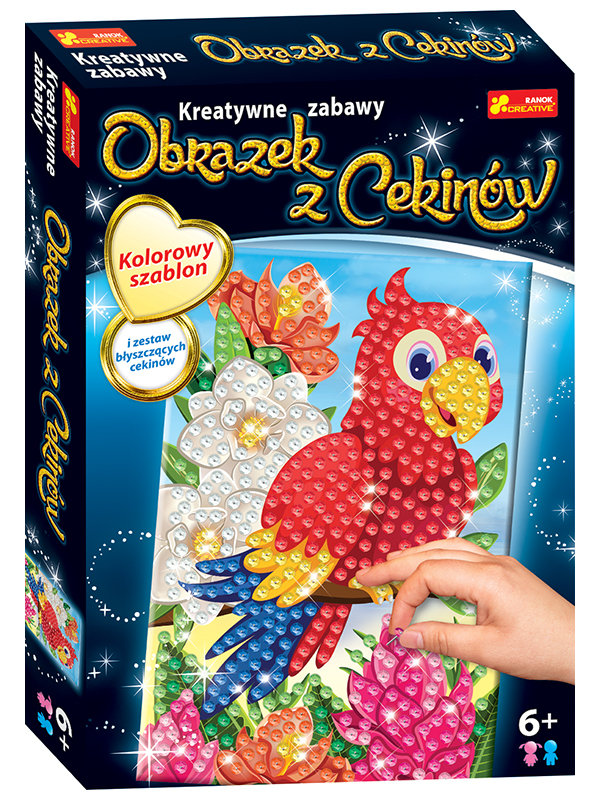 Cekinowy Obrazek Papuga - Ranok-Creative | Sklep EMPIK.COM