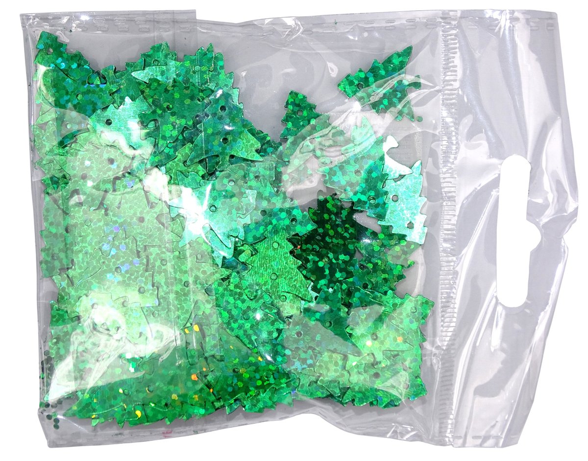 Cekiny Choinki Zielone 17 X 15 (15G) - Dystrybutor Kufer | Sklep EMPIK.COM
