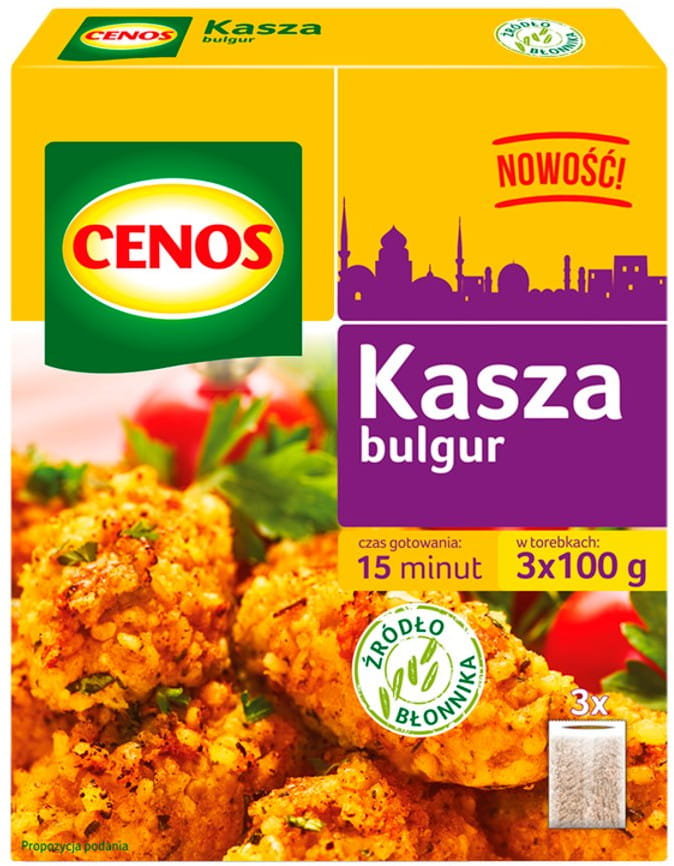 Cenos kasza bulgur 3x100g - Cenos | Sklep EMPIK.COM