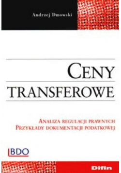 Ceny transferowe - Dmowski Andrzej | Książka w Empik