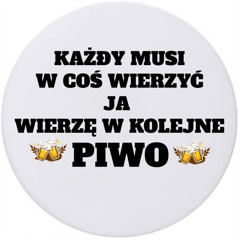 Ceramiczne podkładki pod Kubek x4 DLA PIWOSZA WIARA W BROWAR - Inna marka | Sklep EMPIK.COM