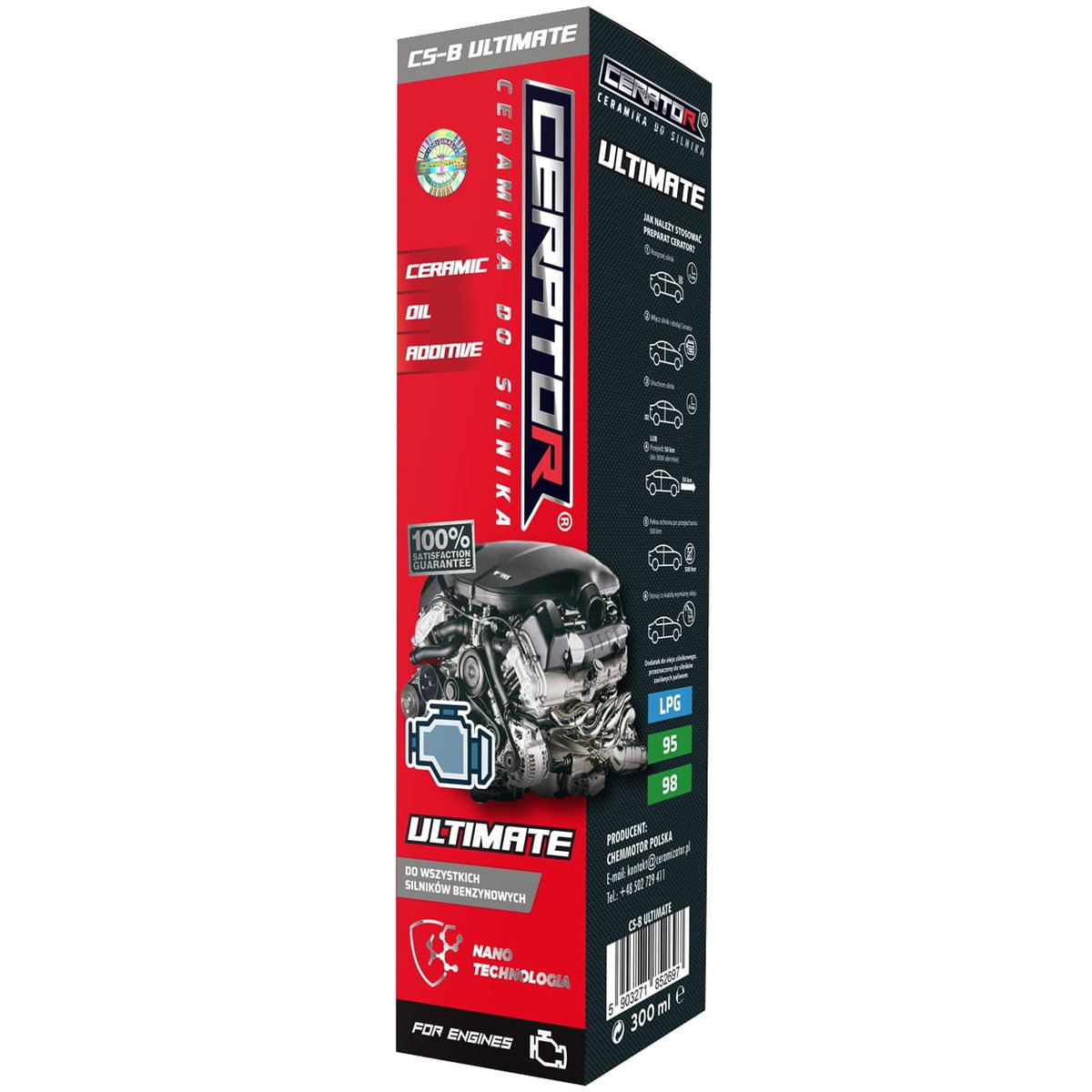 Cerator Cs-B Ultimate - Do Silników Benzyna 300 Ml - Ceramizator | Motoryzacja EMPIK