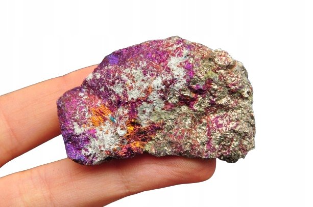 * Chalkopiryt Meksyk Naturalny Minerał Przepiękna Barwa 6 * - Handmade ...