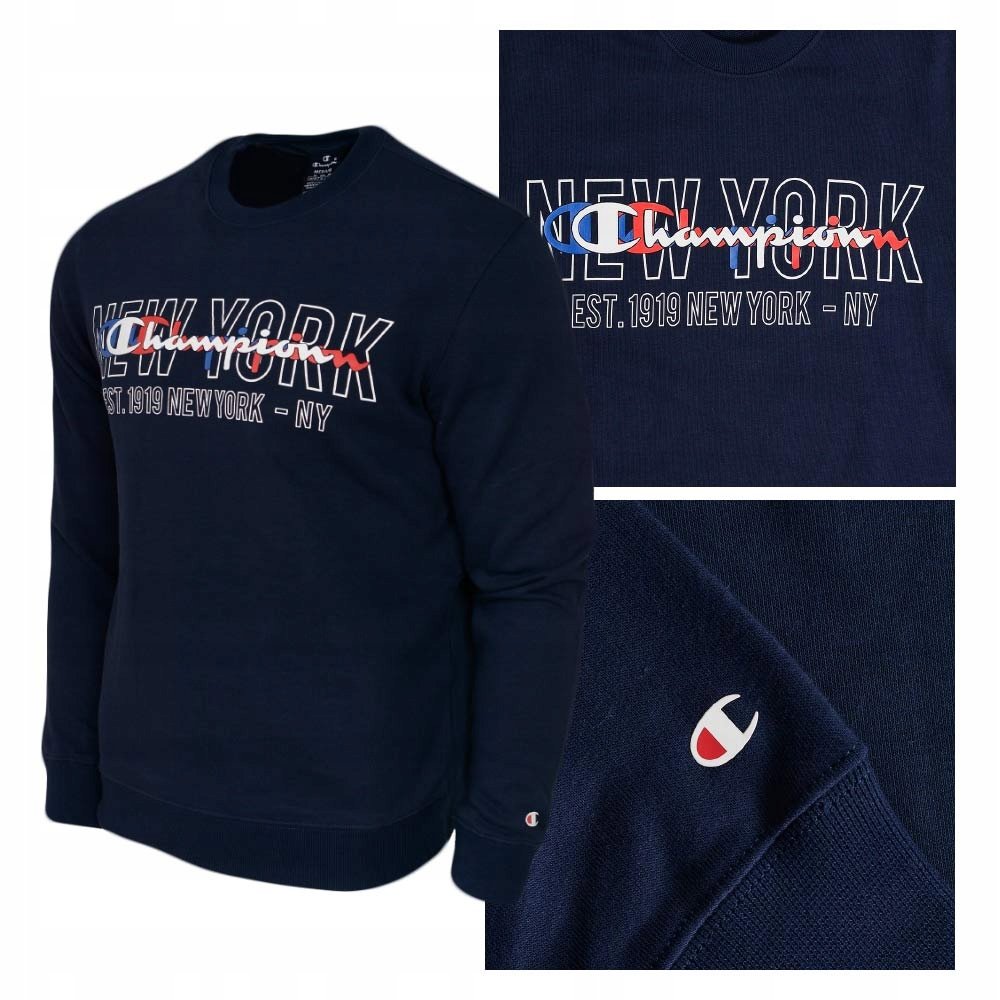 Champion Bluza Męska 217285 Granatowa Rozmiar S - Champion | Sport ...