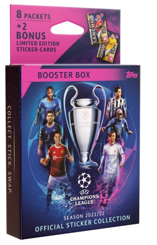 Champions League UEFA Booster Box z Naklejkami - Burda Media Polska Sp ...