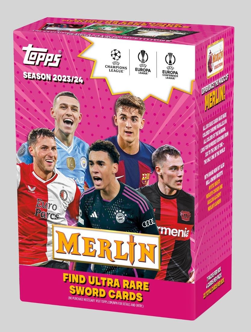 Champions League UEFA Topps Merlin Trading Cards Box - Burda Media ...