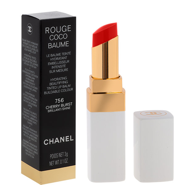 Chanel Rouge Coco Baume Lipstick Shine Cherry Burst 756 3g | Sklep ...