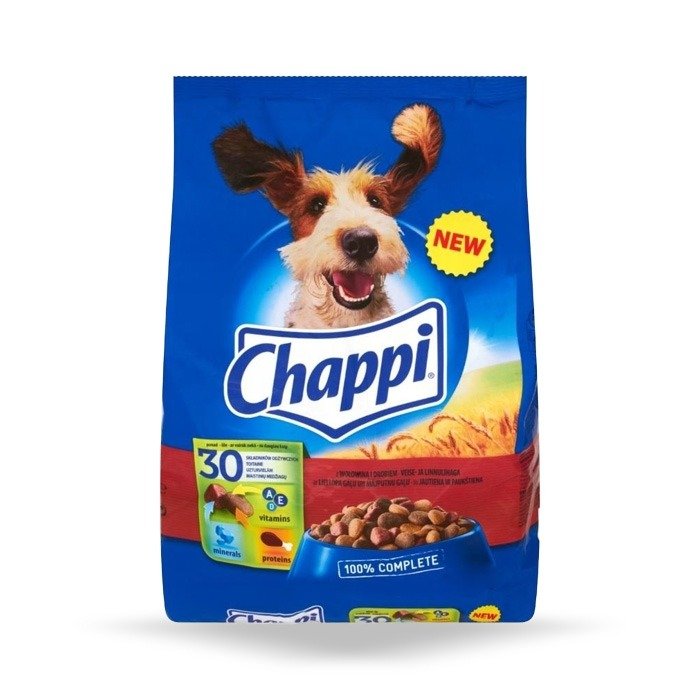 Chappi Wołowina z drobiem i warzywami 500g - Chappi | Sklep EMPIK.COM