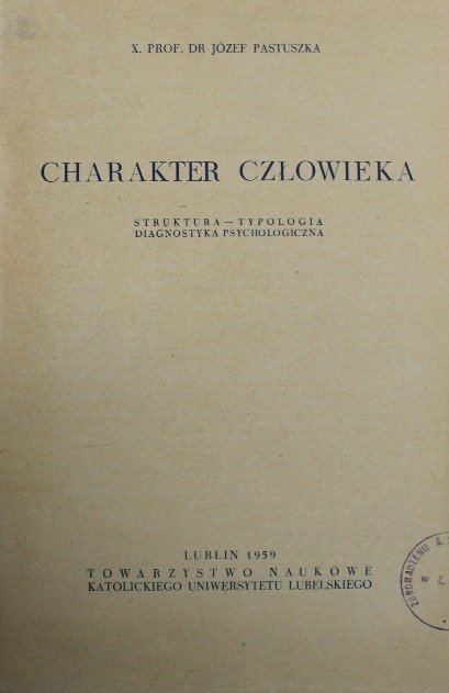 Charakter człowieka Struktura typologia - Opracowanie zbiorowe ...