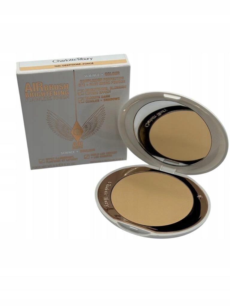 Charlotte Tilbury Airbrush Brightening Flawless Finish Puder Tan/Deep ...