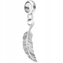 Charms wiszący Piórko srebro 925 - LAREZO | Moda Sklep EMPIK.COM