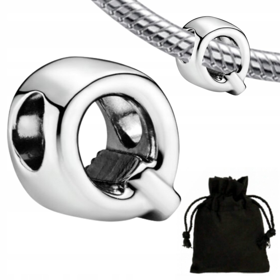 Charms Zawieszka Litera Q Literka + Woreczek - Charms | Moda Sklep EMPIK.COM