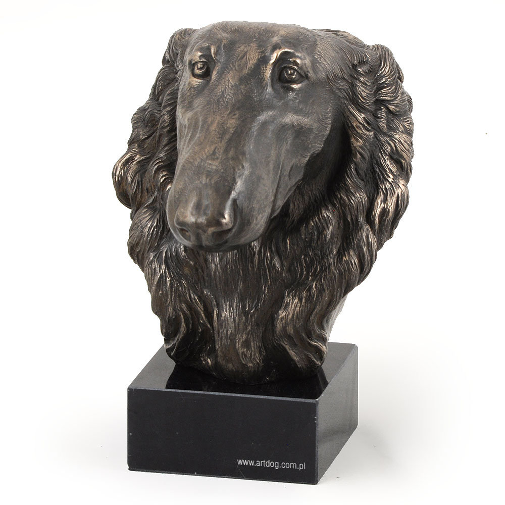 Chart rosyjski borzoj, Borzoi, Barzoi - statuetka psa, popiersie na ...