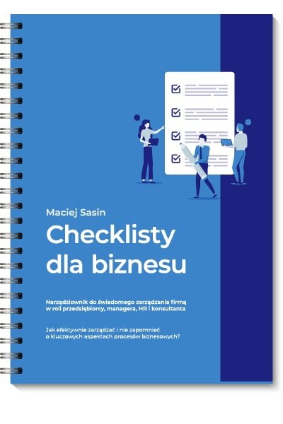 Checklisty dla biznesu - Sasin Maciej | Książka w Empik
