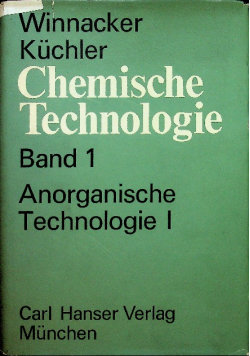Chemische Technologie Band 1 - | Książka w Empik
