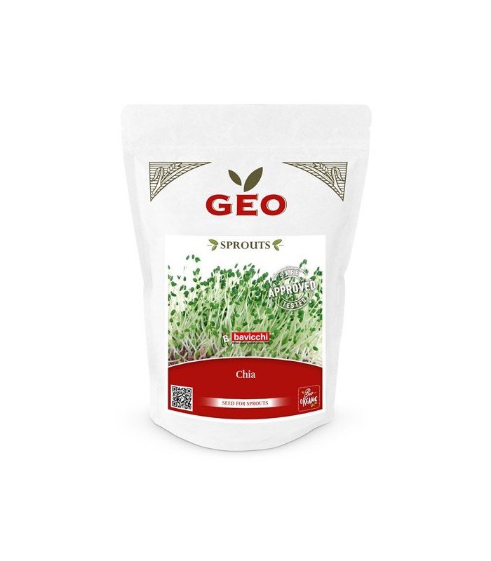 Chia - nasiona na kiełki GEO, certyfikowane, DUŻE OPAKOWANIE, 400g ...