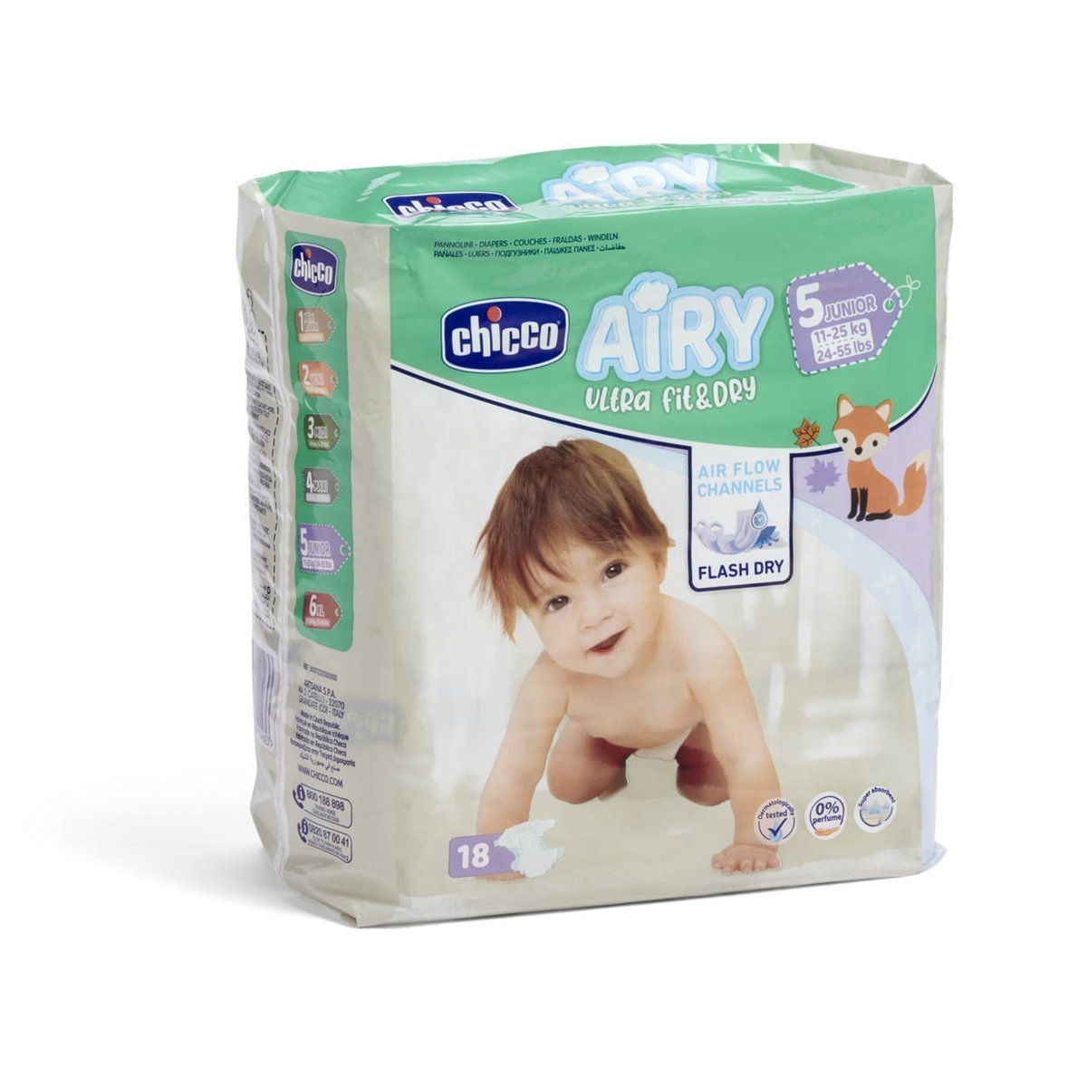 Chicco 18Szt Diapers Junior 11-25Kg Pieluchy - Chicco | Sklep EMPIK.COM