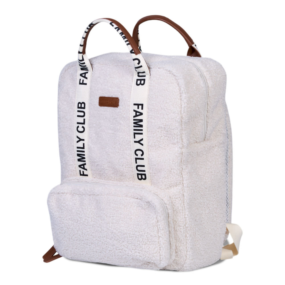 Childhome Plecak Family Club Signature Teddy Off white - Inna marka | Sklep EMPIK.COM