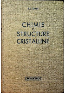 Chimie et structure cristalline - | Książka w Empik