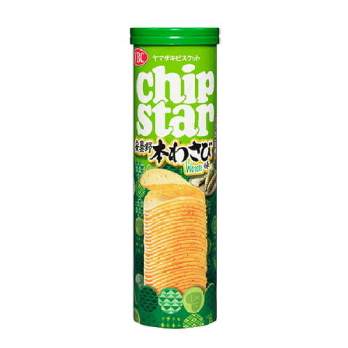 CHIP STAR WASABI - JAPOŃSKIE PIKANTNE CZIPSY Z WASABI, YAMAZAKI 105g ...