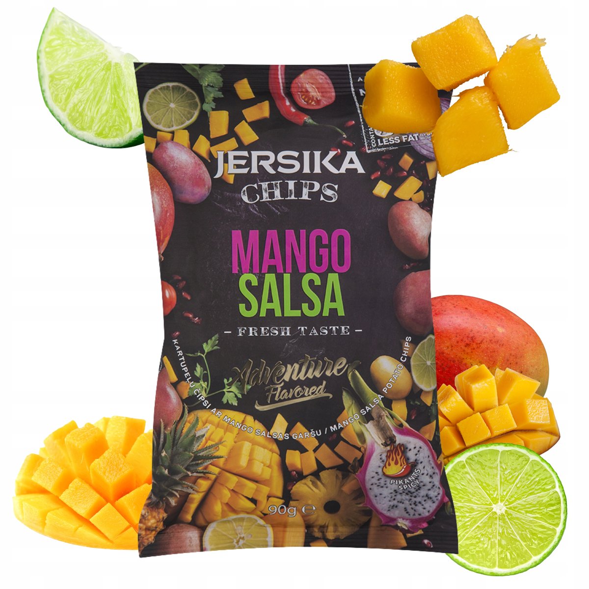 Chipsy Jersika Mango Salsa Super Chrupiące Chipsy Ziemniaczane 90g ...