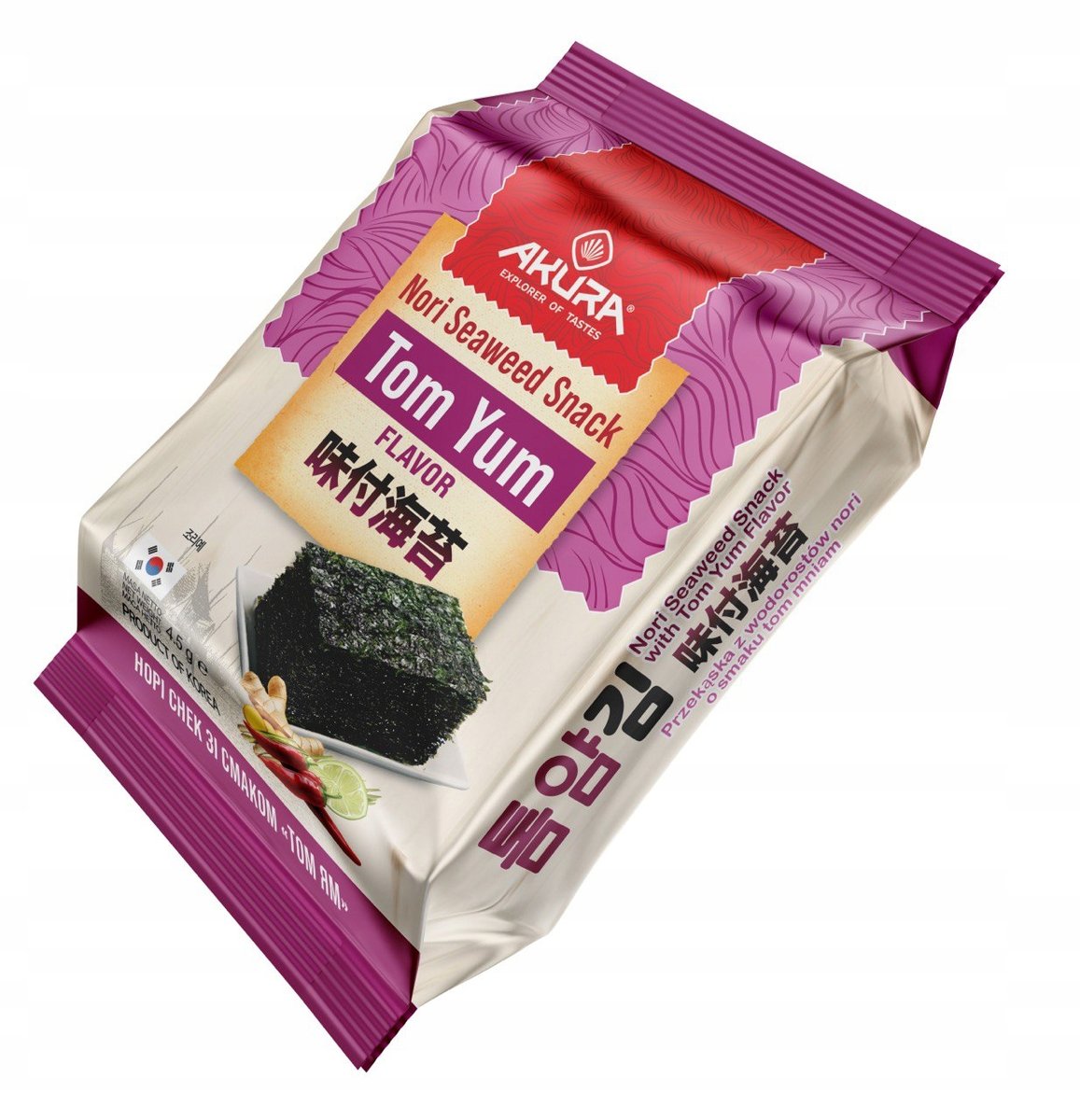 Chipsy Nori "AKURA" o smaku TOM YUM 4.5g - Inna marka | Sklep EMPIK.COM