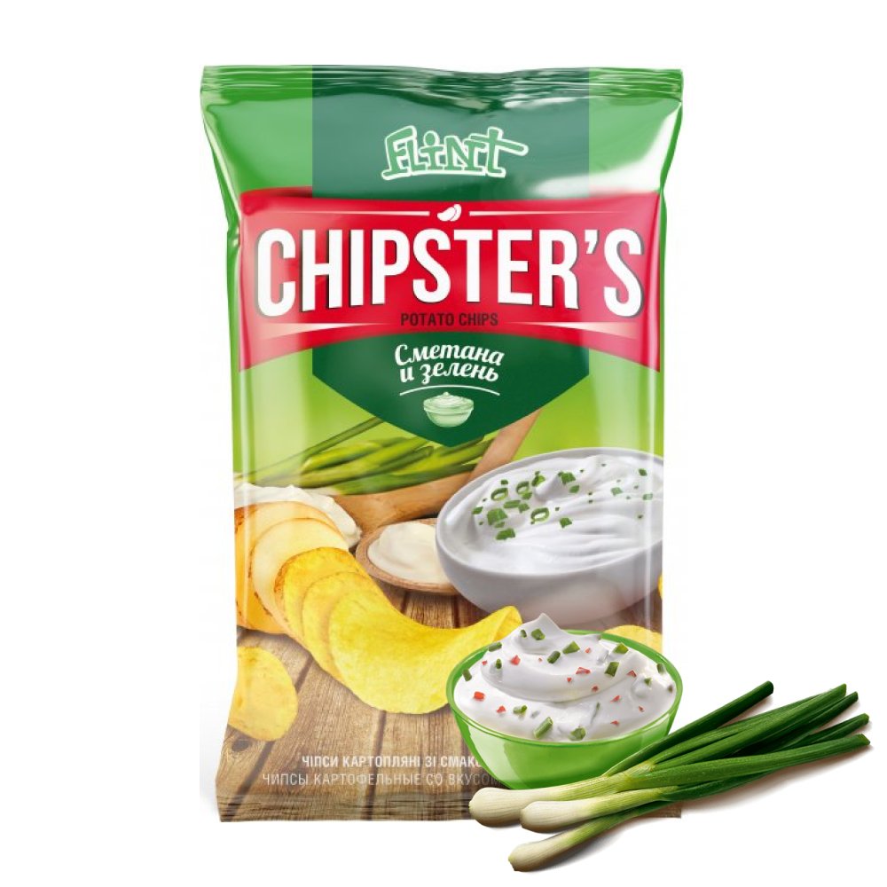 Chipsy o smaku śmietany z ziołamy Chipsters, 60g - Inny producent ...