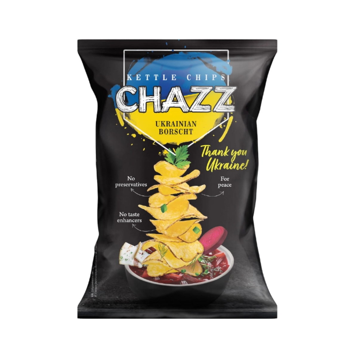 CHIPSY ziemniaczane o smaku Barszczu Ukraińskiego 90g - CHAZZ | Sklep ...