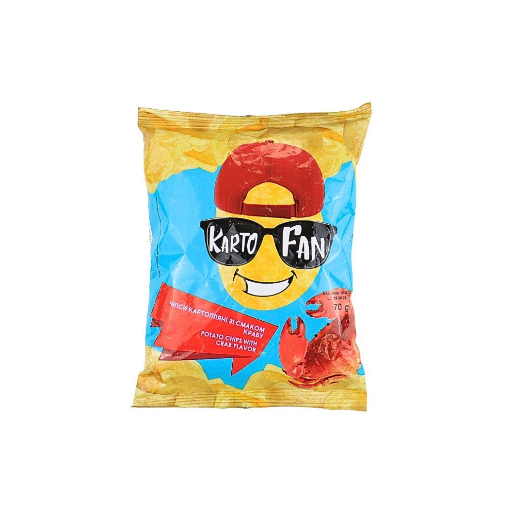 Chipsy ziemniaczane o smaku kraba "KartoFAN" 70g - Inna marka | Sklep ...