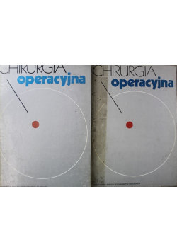 Chirurgia operacyjna Tom I i II - | Książka w Empik