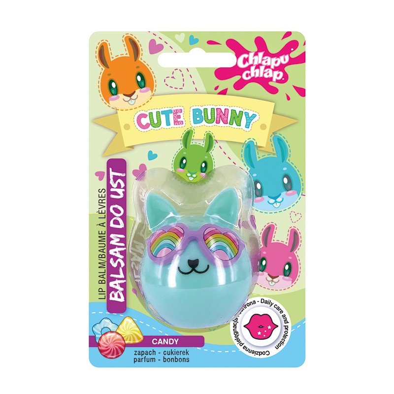 CHLAPU CHLAP Balsam do ust Cute Bunny - zapach cukierkowy 1szt | Sklep ...