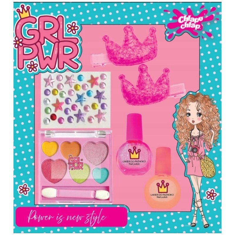 Chlapu Chlap Girl Power Zestaw Kosmetyków dla Dziewczynek | Sklep EMPIK.COM