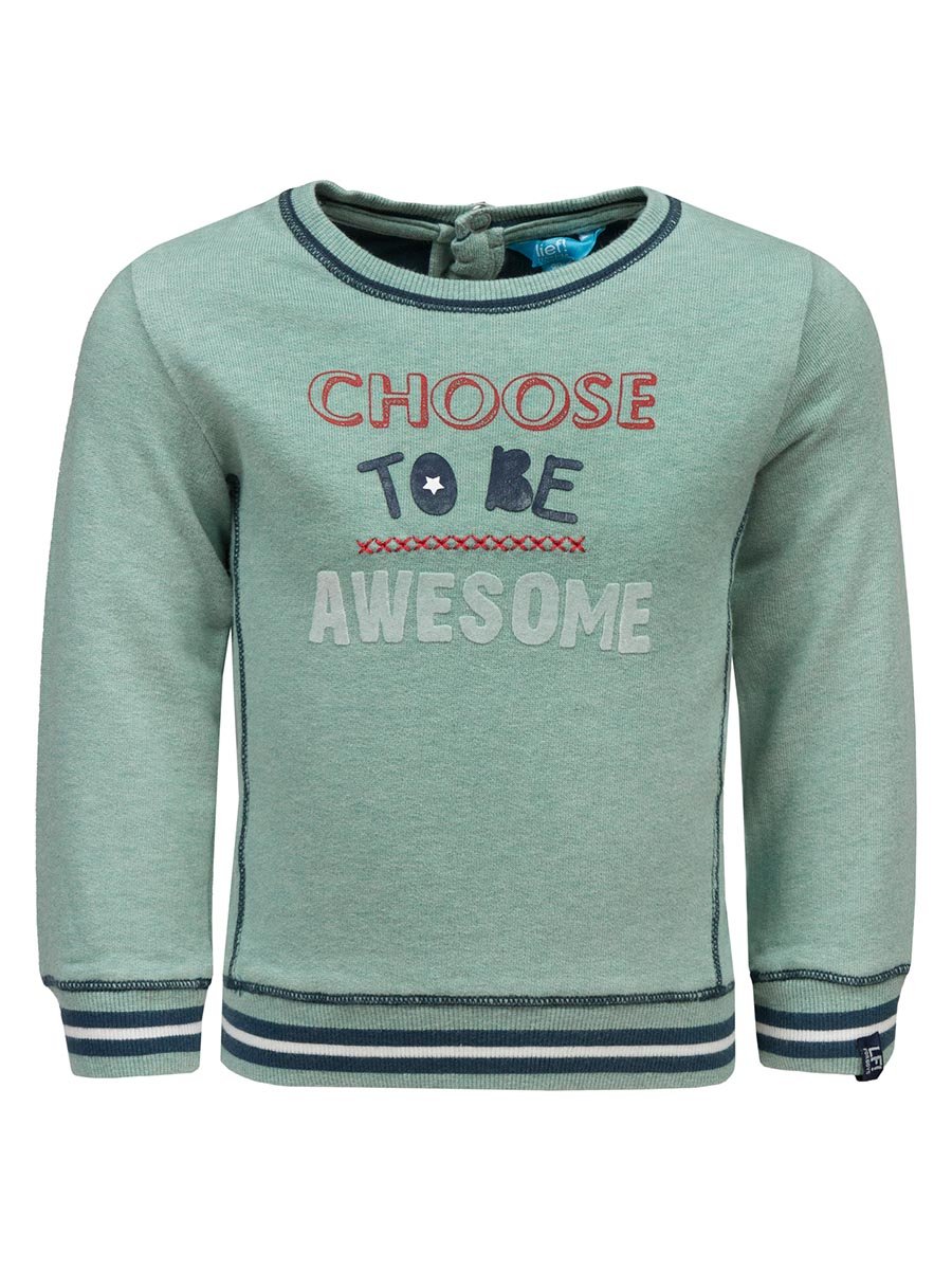 Chłopięca turkusowa bluza z nadrukiem Lief r.86 - LIEF! | Sklep EMPIK.COM
