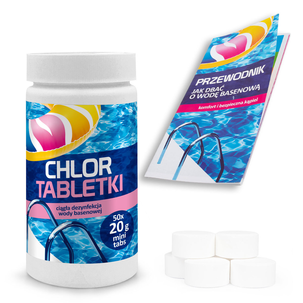 Chlor Multi Tabletki Do Basenu Chemia Basenowa 1Kg - GAMIX POOL SYSTEM ...