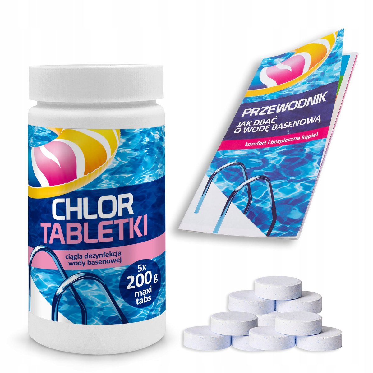 CHLOR MULTI TABLETKI DO BASENU CHEMIA BASENOWA 1KG - GAMIX | Sklep ...