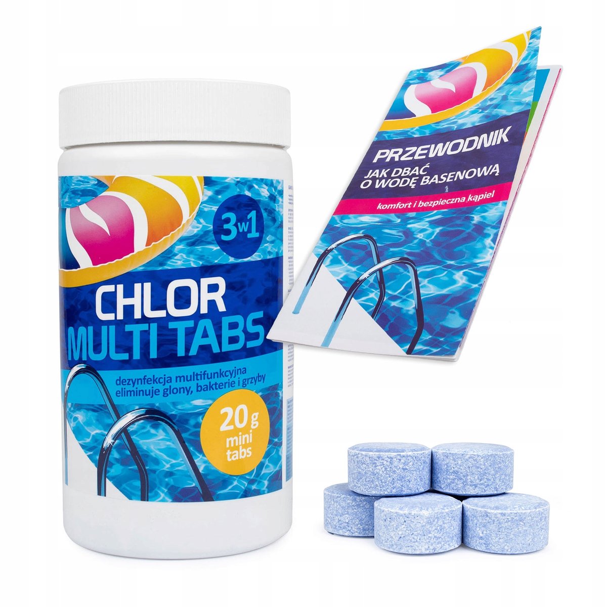 CHLOR MULTI TABLETKI DO BASENU CHEMIA BASENOWA 3W1 - GAMIX | Sklep ...