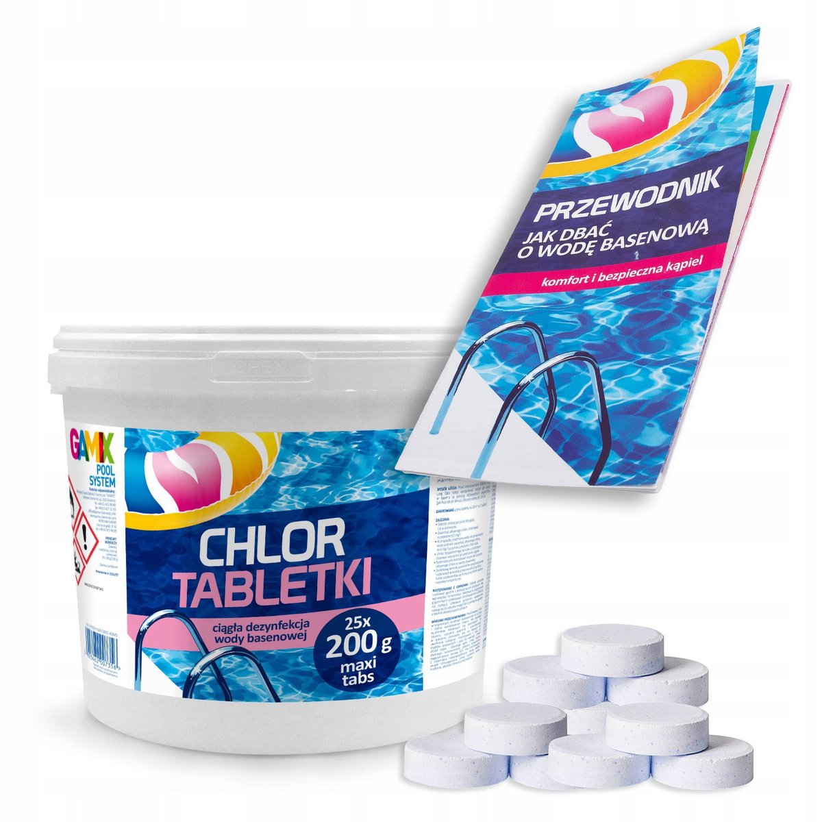 CHLOR MULTI TABLETKI DO BASENU CHEMIA BASENOWA 5KG - GAMIX | Sklep ...