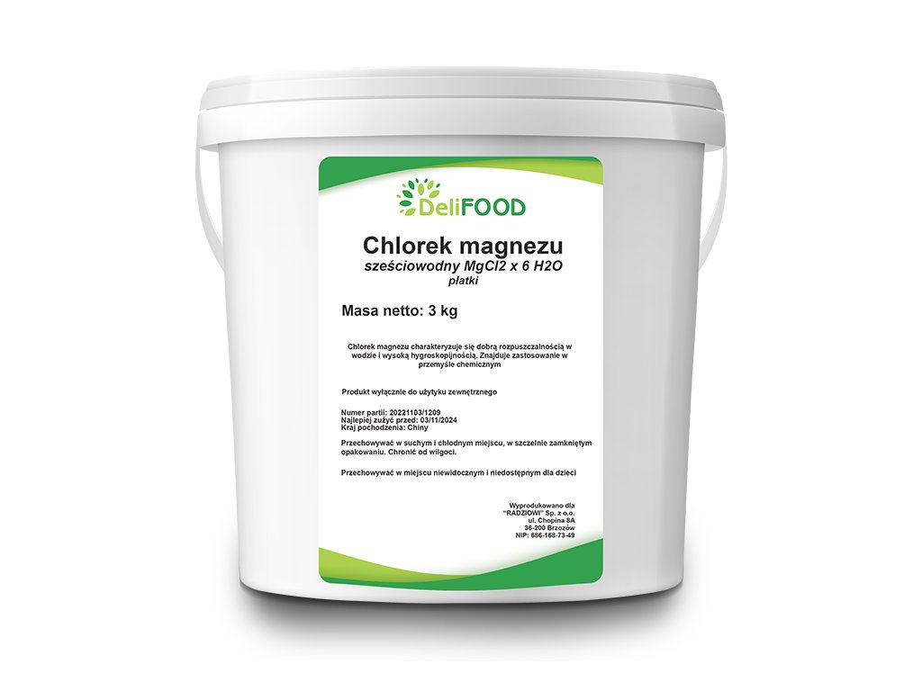 Chlorek Magnezu Sześciowodny 3000g | Sklep EMPIK.COM
