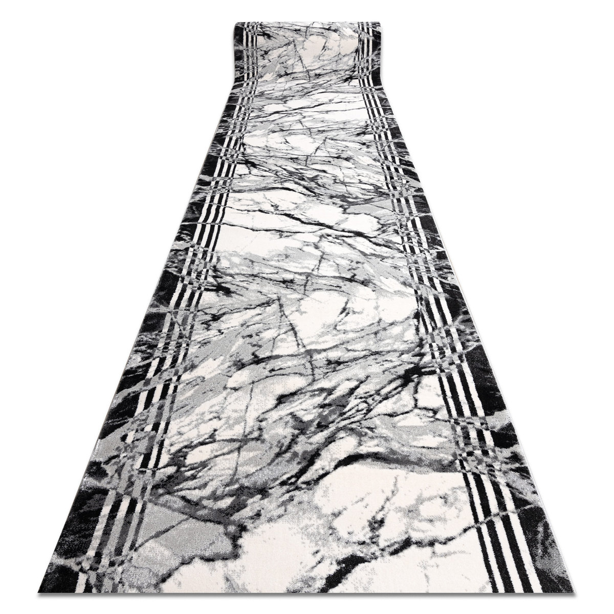 Chodnik nowoczesny TULS 51210 Marmur antracyt 90 cm, 90x660 cm - Dywany ...