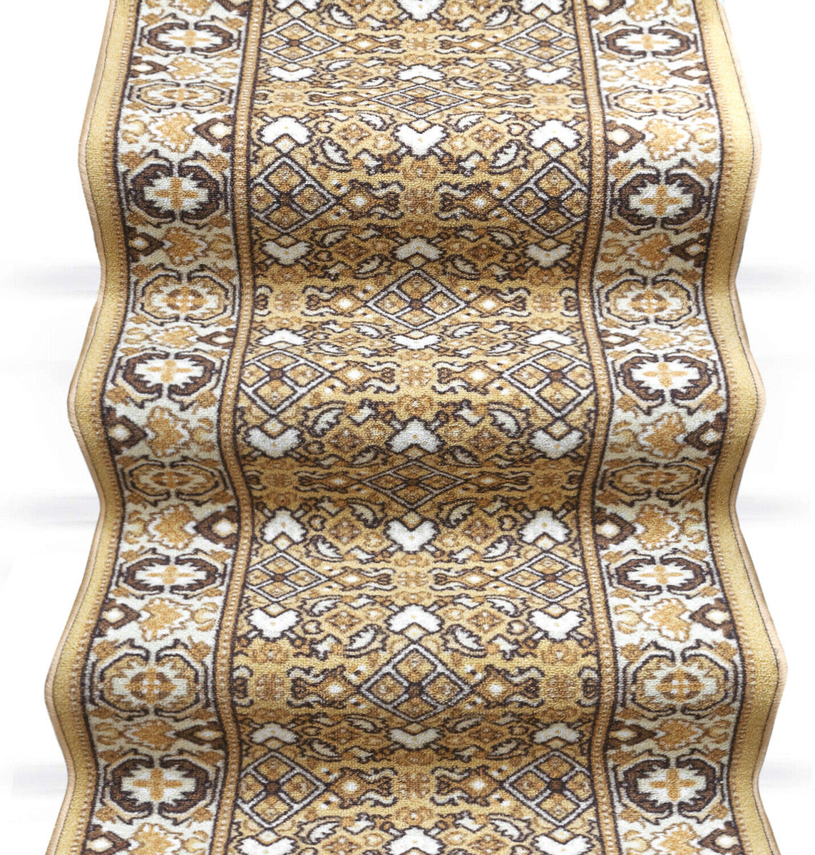 Chodnik Schodowy 67x40 cm 100% Made in Italy Burta Korytarz Beżowy ...