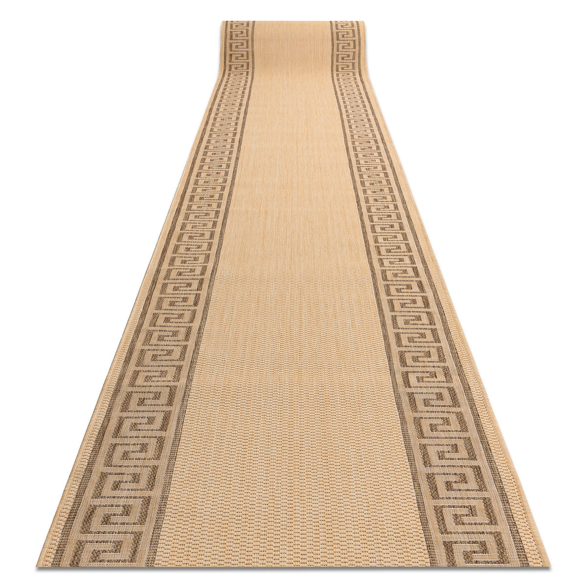 Chodnik SIZAL FLOORLUX wzór 20014 mais / coffee 120 cm, 120x610 cm ...