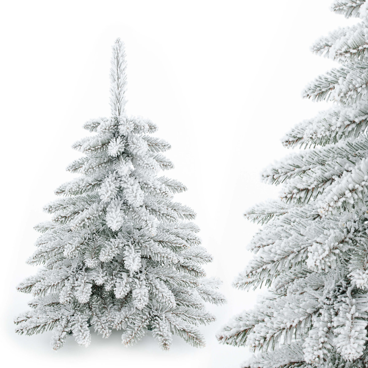 CHOINKA SZTUCZNA mała biała OŚNIEŻONA sztuczny śnieg ŚWIERK 70 cm ...