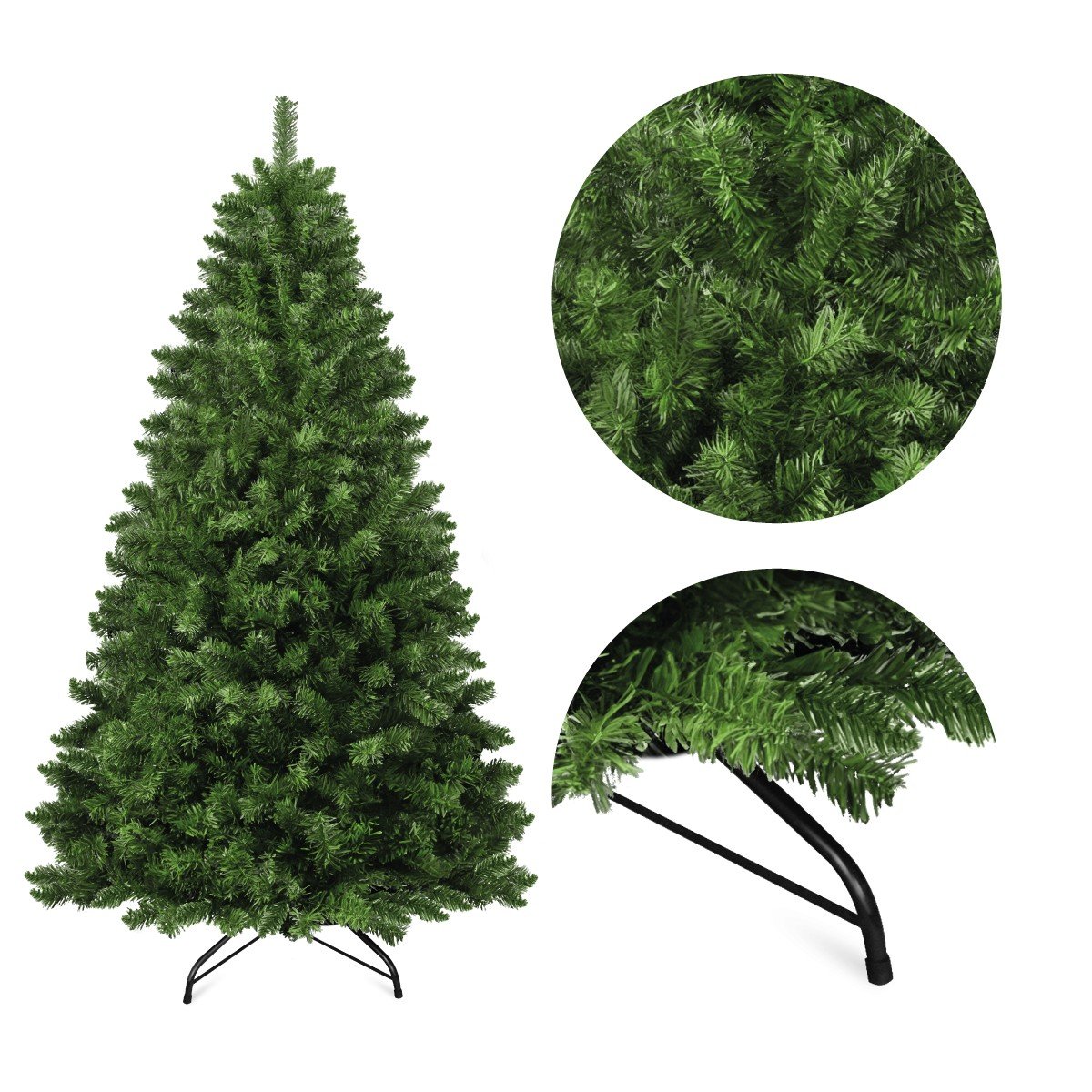 Choinka sztuczna Xmas 30, 180 cm + metalowy stojak PREMIUM - Gregman ...