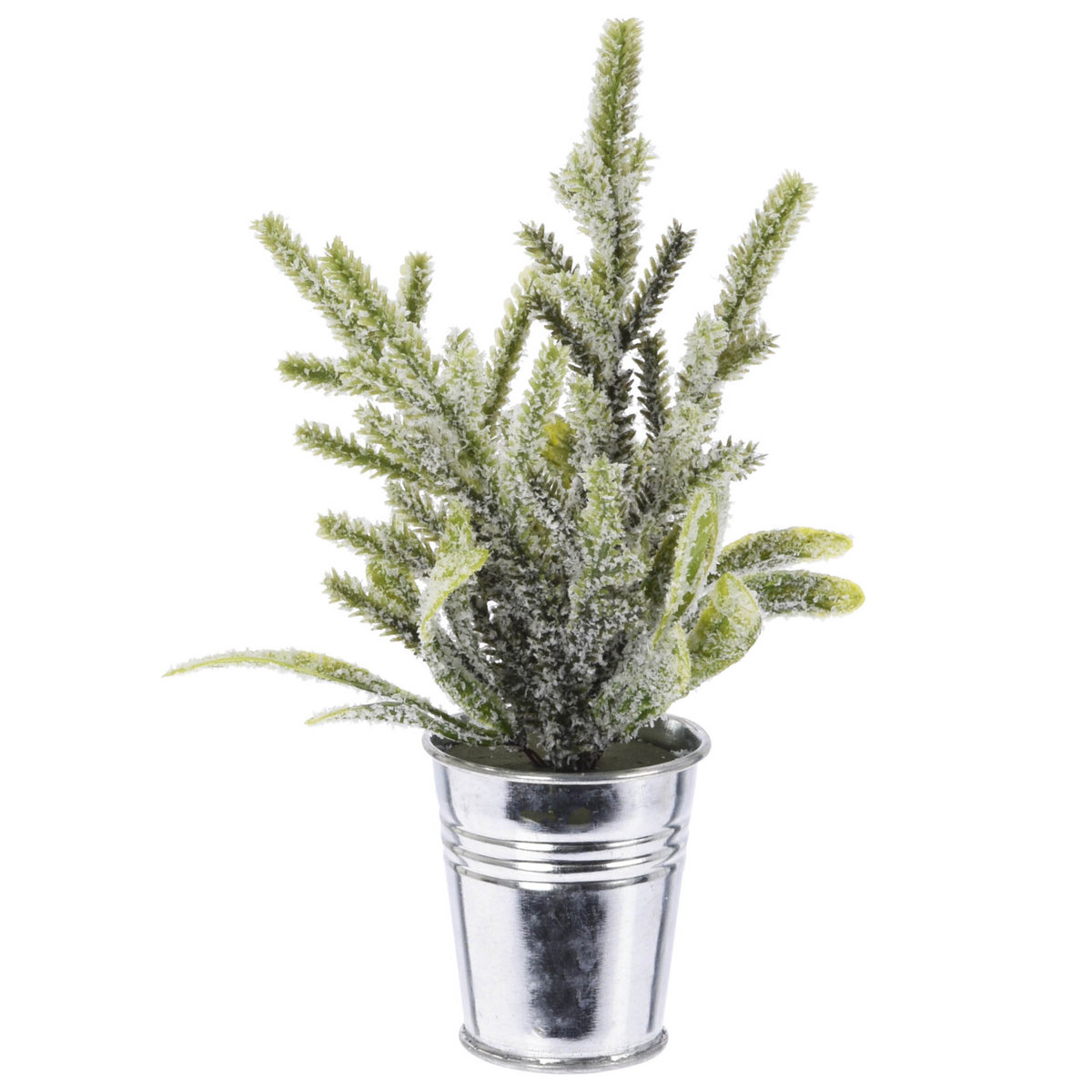 Choinka Sztuczne Gałązki Jodła Świerk Ze Śniegiem Dekoracja Świąteczna Do Stroika Roślina W ...